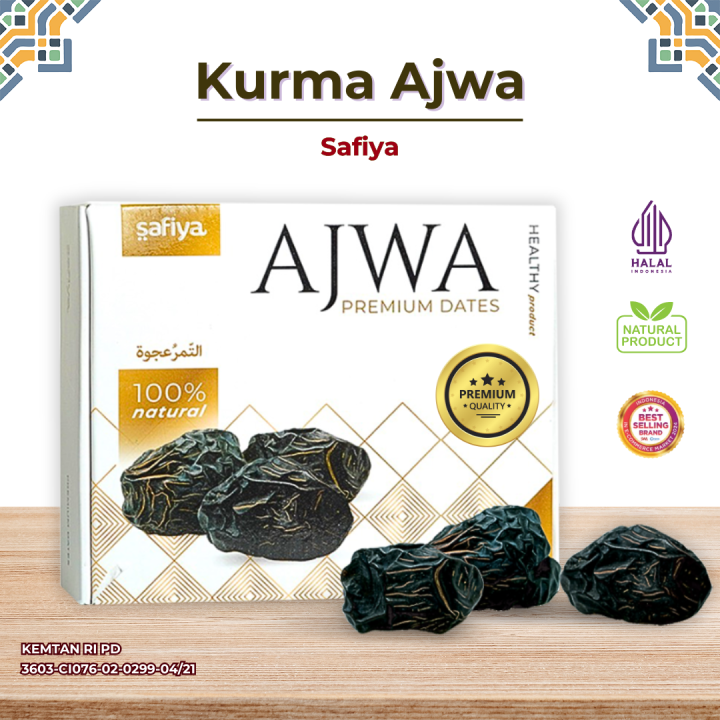 Kurma Ajwa 1 Kg Safiya | Kurma Nabi Azwa Premium Original | Lazada ...