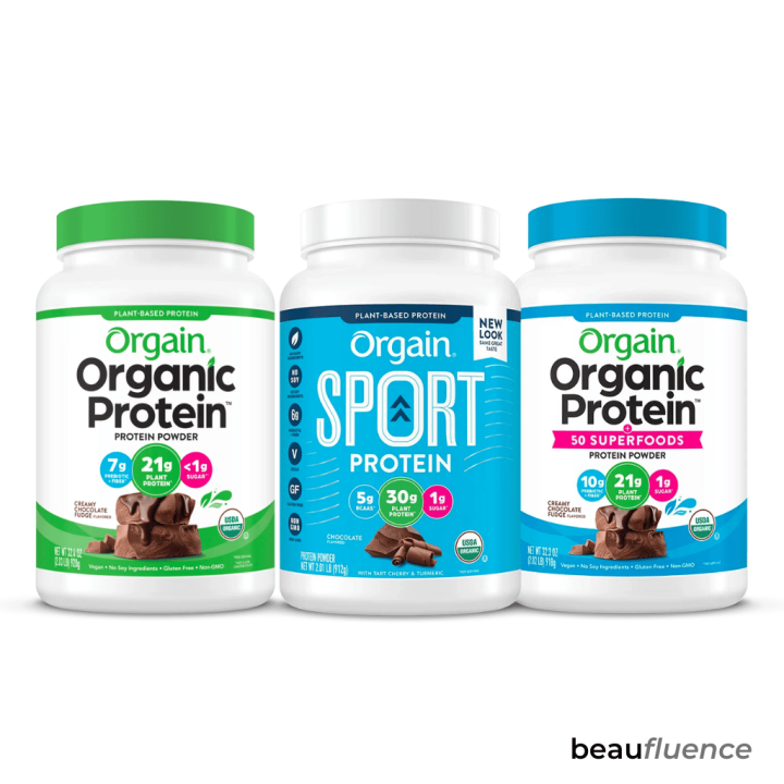 Orgain Organic Protein Plant Based Vegan Protein Powder | Collagen ...