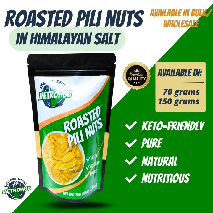 Salted Pili Nuts (With Himalayan Salt) - Perfect Healthful and ...