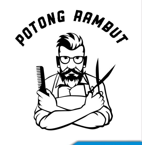 Cutting stiker Stiker Barbershop Stiker Potong Rambut | Lazada Indonesia