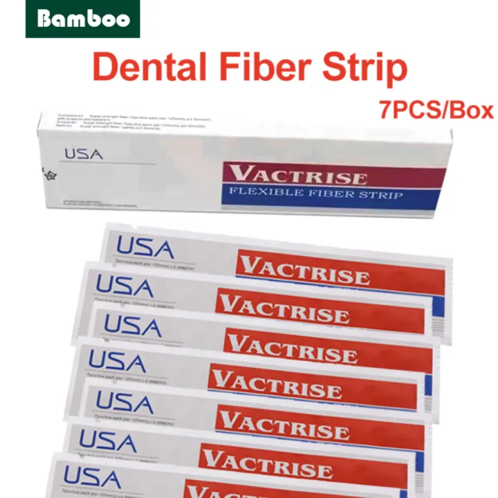7/PCS USA Vactrise Dental Flexible Fiber Strip Dental Material ...