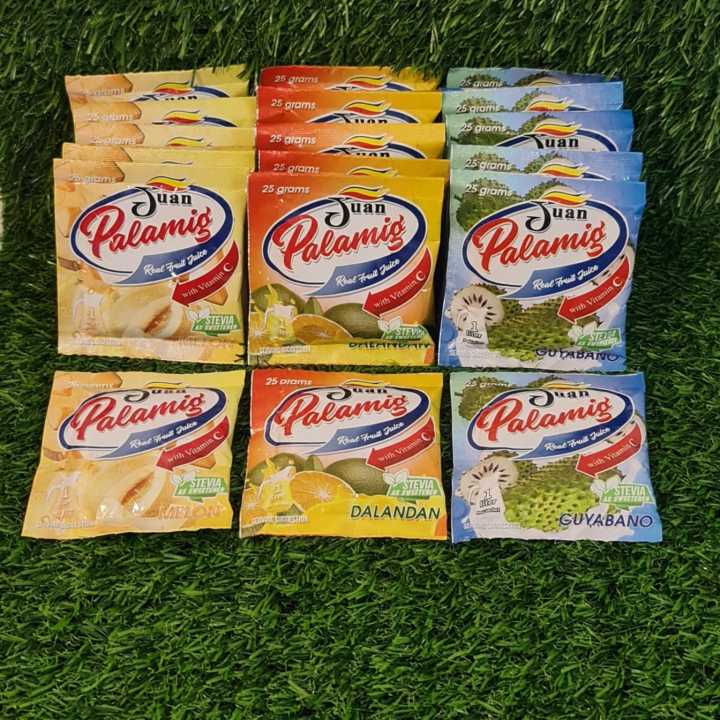 1pc Sachet Juan Palamig Real Fruit Juice with Vitamin C Powdered Juice ...