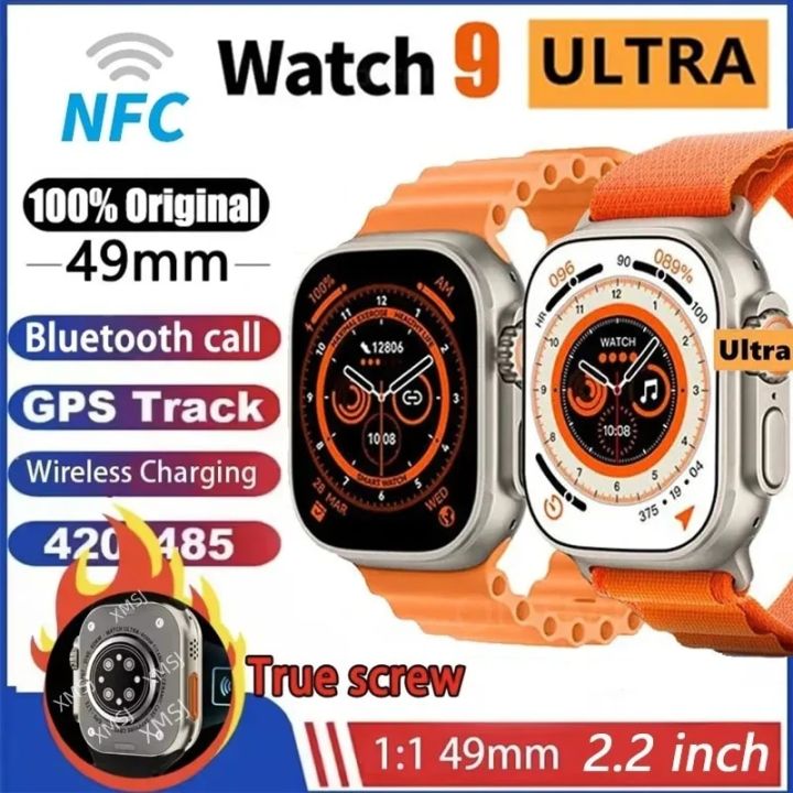 Smart Watch 49Mm Ultra 9 Bluetooth Call NFC Compass Route Track Ip68 ...