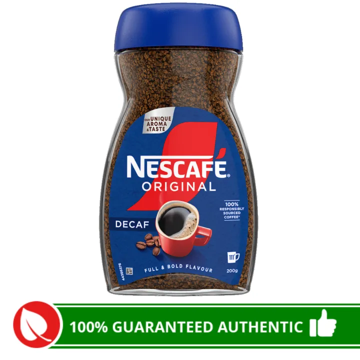 Nescafe Original Decaf Instant Coffee 200g | Lazada PH