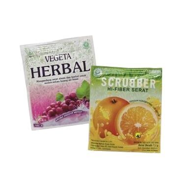Vegeta Herbal Jeruk/Anggur 6sachet @5g (Vegeta Herbal Fibre Grapes ...