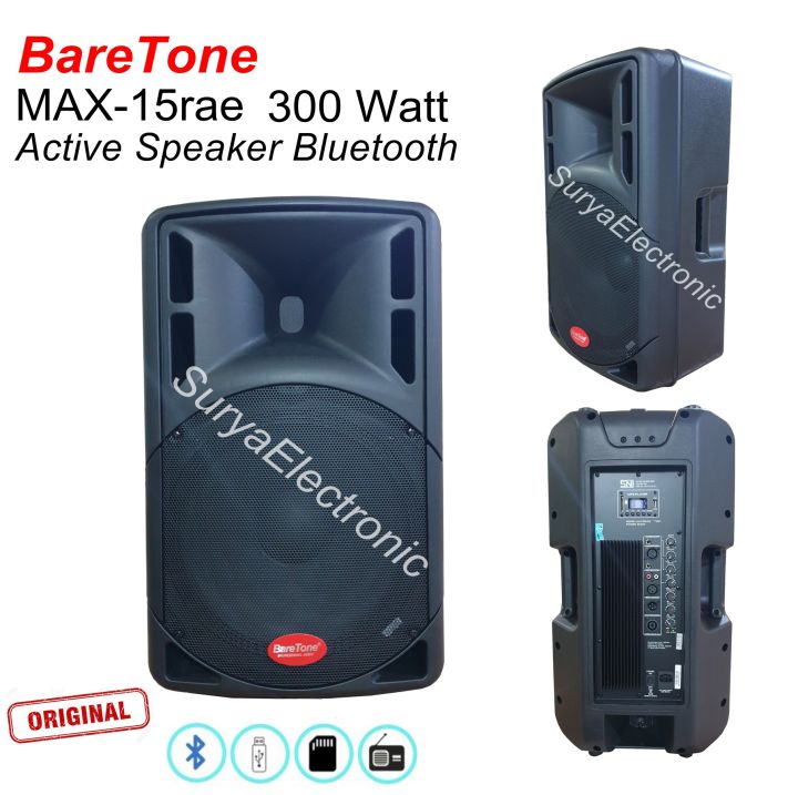 Speaker Active Baretone MAX-15RAE 15 inch Supoort Bluetooth Usb Mp3 ...