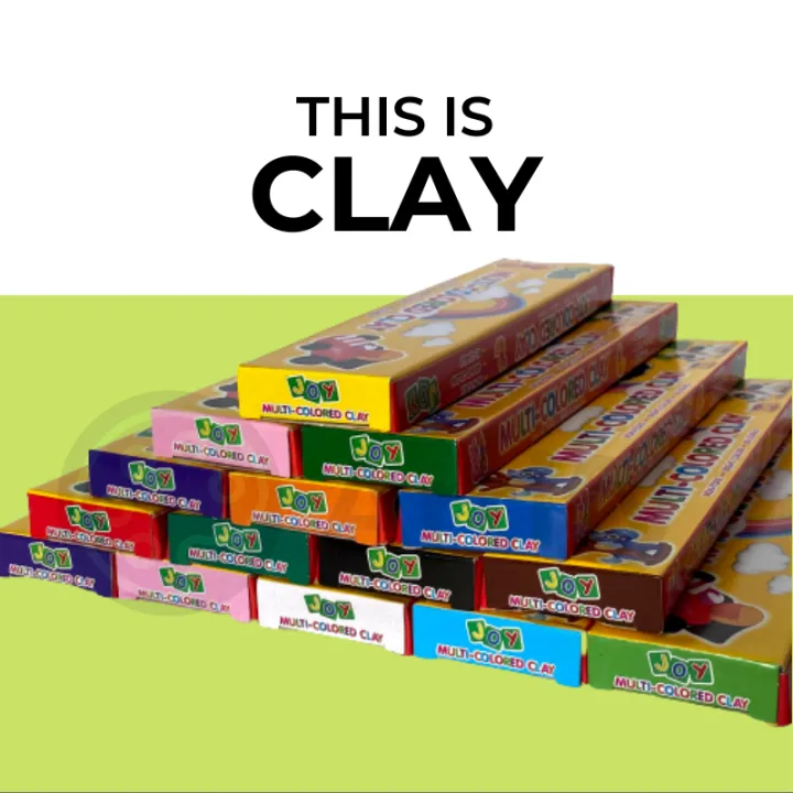 Modeling Clay Joy/HiSafari Multi Color Clay Multicolor clay bar claybar ...