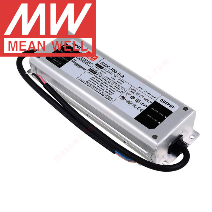 Mean Well ELGC-300-H-A Meanwell Outdoor IP67 Waterproof Led Power ...