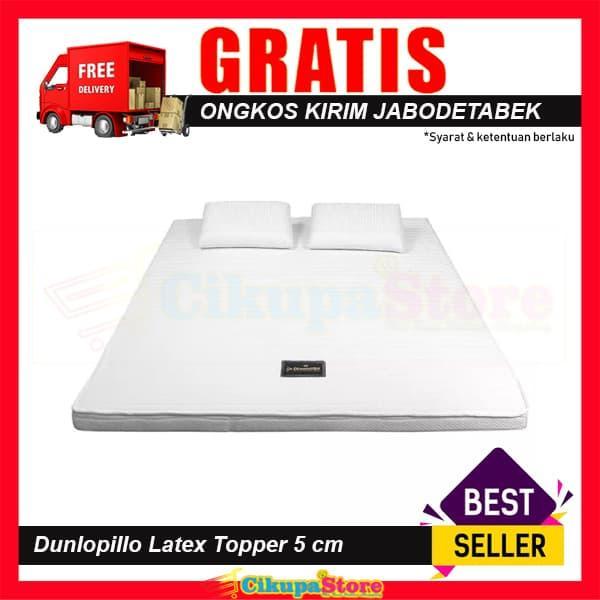 PRODUK ORIGINAL !! Dunlopillo Latex Topper 120x200 Tebal 5 cm | Matras ...