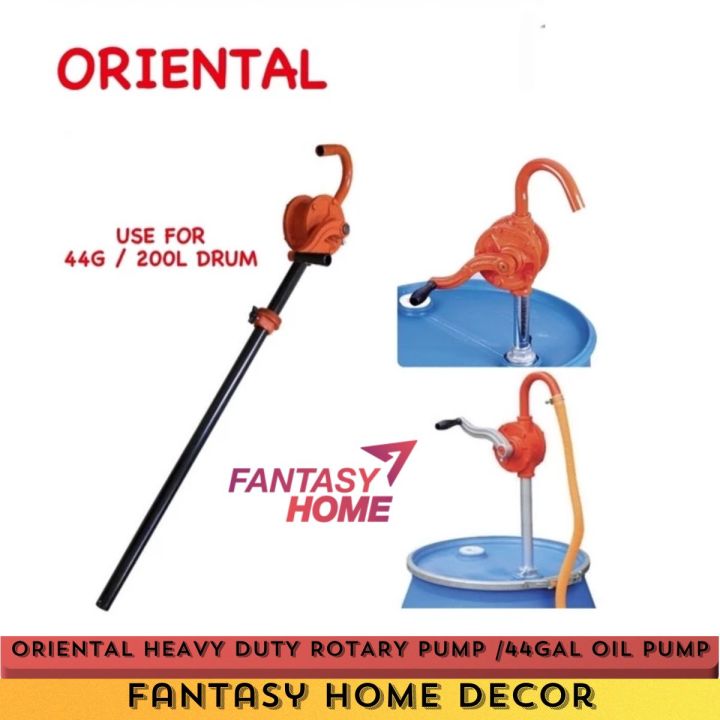 ORIENTAL HEAVY DUTY ROTARY DRUM PUMP / 44GAL OIL PUMP | Lazada