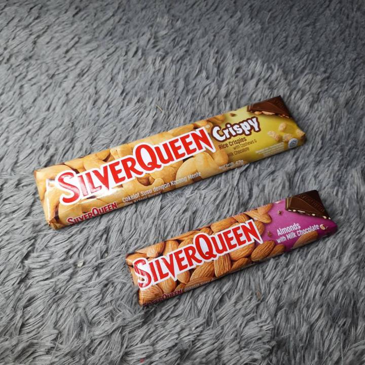 (Tambahan) Coklat SilverQueen Besar 57 Gram Dan Kecil 28 Gram | Lazada ...