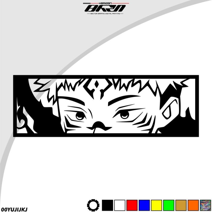 STICKER CUTTING / STIKER / ANIME / JUJUTSU NO KAISEN / JUJUTSU KAISEN ...