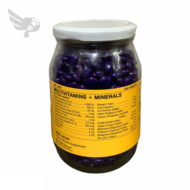 V22 tablet - 1000 tablets per bottle - sold per bottle - petpoultryph ...