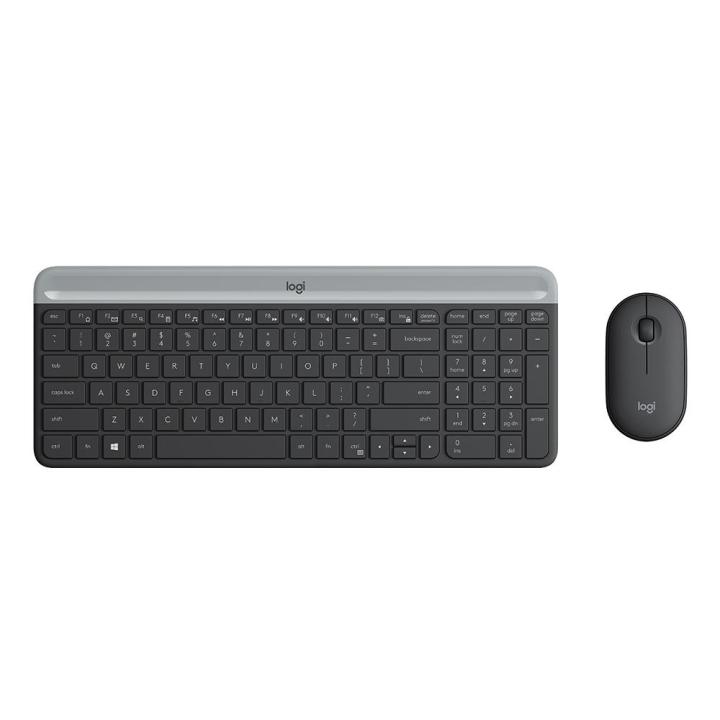 LOGITECH WIRELESS MOUSE + KEYBOARD MK470 SLIM (Eng/Thai) by Banana IT ...