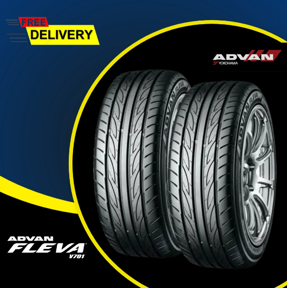Yokohama Advan Fleva V701 tyre tayar | Lazada