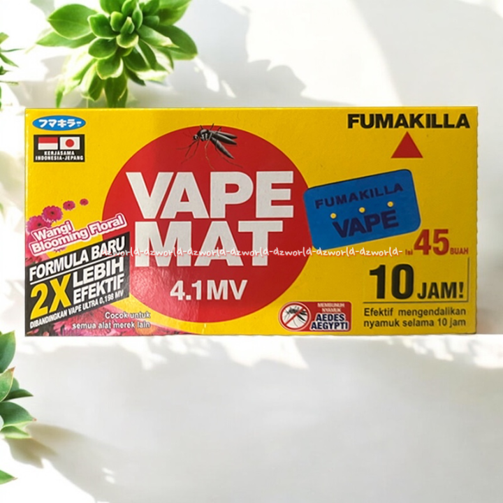 Fumakilla Vape Mat 4.1MV 21mat Obat Nyamuk Elektrik Pakai Listrik ...