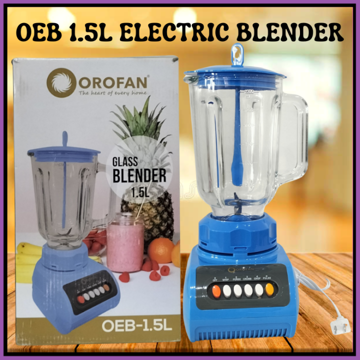 OEB 1.5L ELECTRIC BLENDER / OROFAN BLENDER | Lazada PH