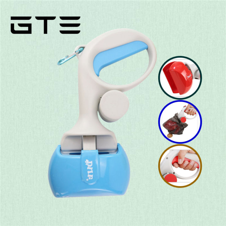 GTE Pet Toilet Picker Portable Dog Feces Toilet Picker With Garbage Bag ...