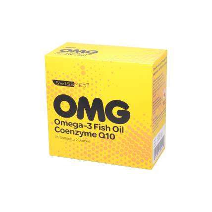 SwissMed OMG Omega- 3 Fish Oil Coenzyme Q10 90sx2 | Lazada