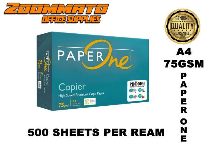 A4 75gsm Paper One Copier Paper (500's) | Lazada