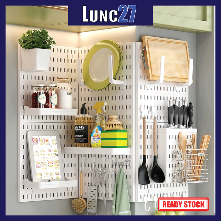 Pegboard Perforated Display Board Wall Display Rack Pegboard Wall ...