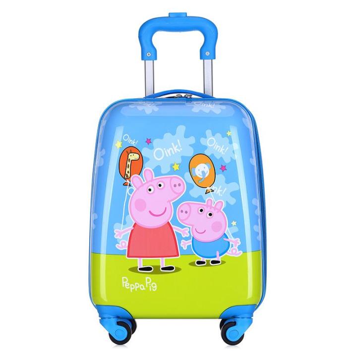 New Cute Cartoon Kids Luggage 18 Inch Travel Cardan Wheel Suitcase ...