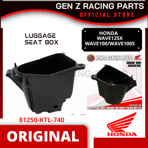 Honda Wave 125X / Wave 125 Ultimo / Wave Ultimo Luggage Box Comp ...