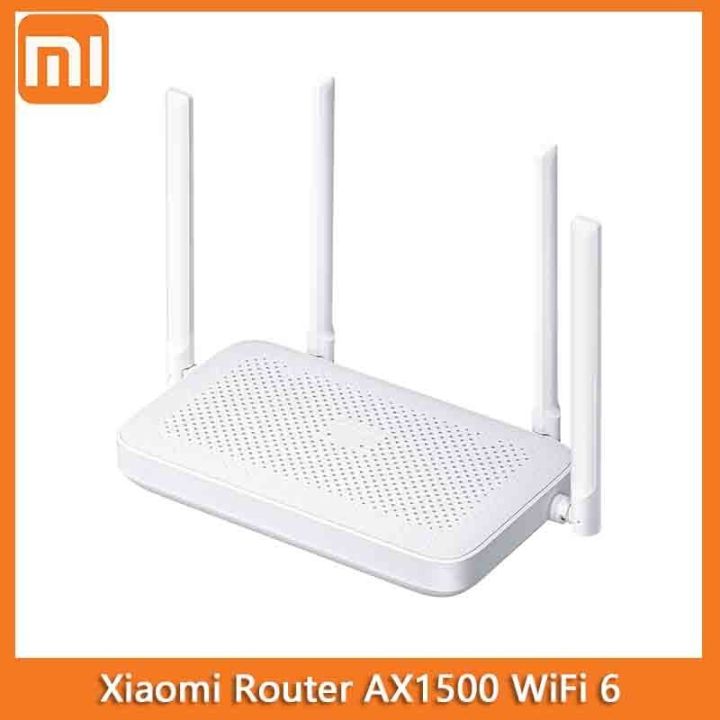 Xiaomi AX1500 Wifi Router Mesh System 5/2.4GHz WiFi 6 Gigabit Network ...