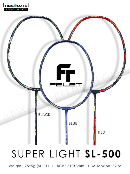 FELET Super Light SL500 Badminton Racket | Lazada