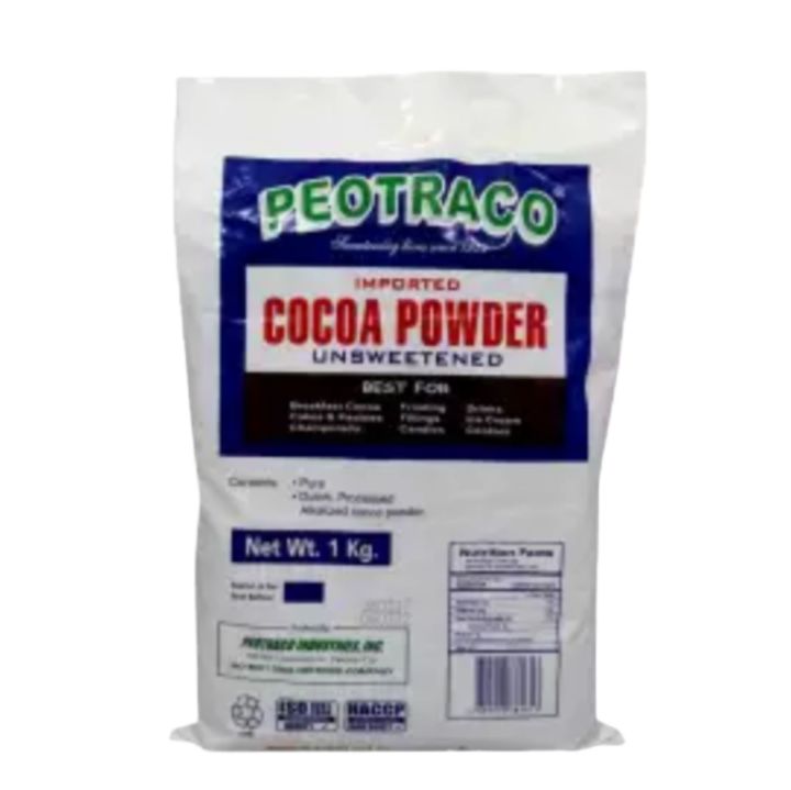 1kg Choco Pinoy Peotraco Premium Cocoa Powder Unsweetened Cocoa Powder ...