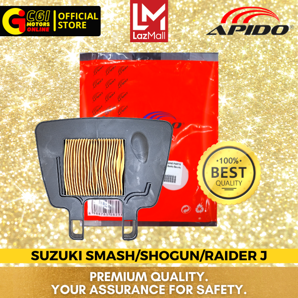 APIDO Air Cleaner / Filter Element for Suzuki Smash/Shogun/Raider j ...