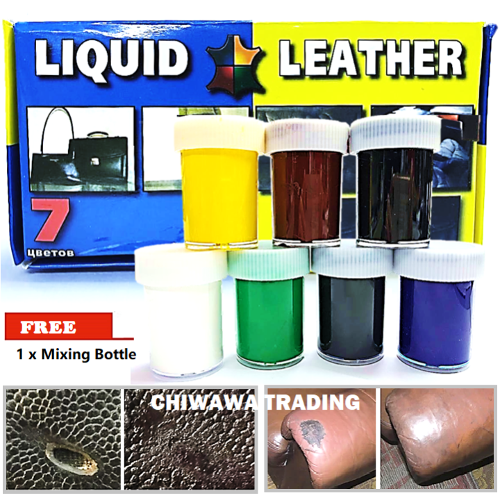 DIY 7 Color Liquid Filler Leather Repair Tool Kit Car Seat Sofa Coat ...
