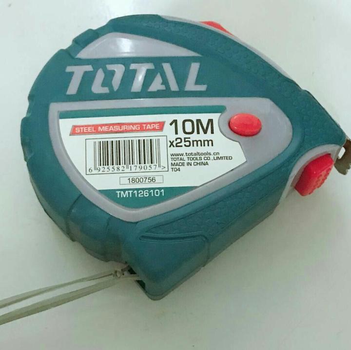 Total steel measuring tape 10M TMT126101 | Lazada PH