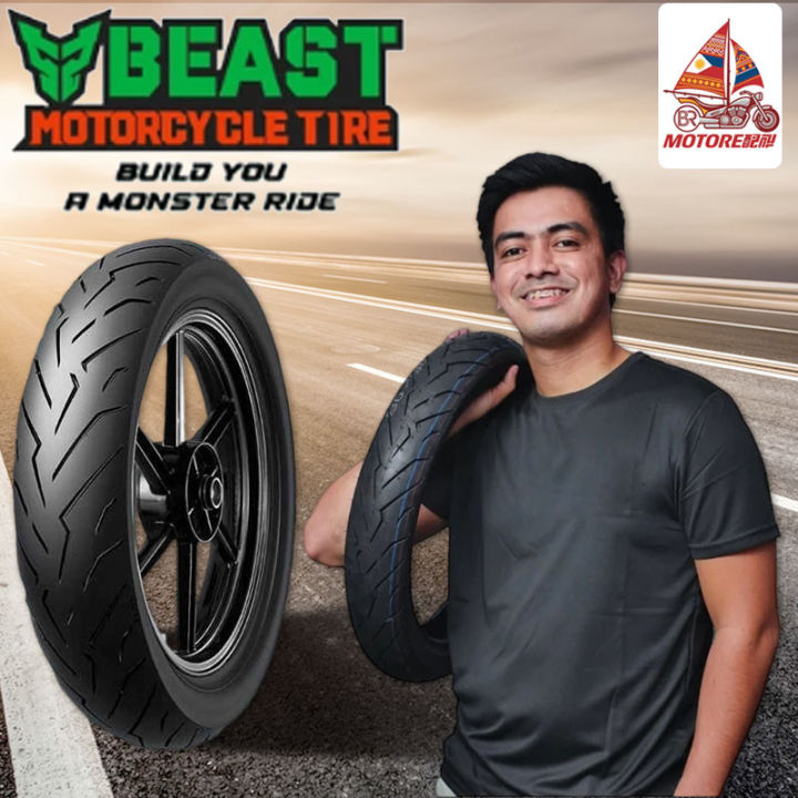 BEAST FLASH P6240 TUBELESS MOTORCYCLE TIRE 14 INCHES SKID TIRES ...