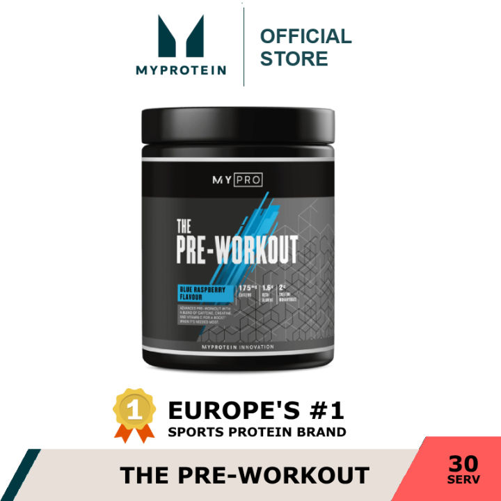 MYPROTEIN THE Pre-Workout, 30 Servings - Blue Raspberry (harden / Exp 03/25) | Lazada