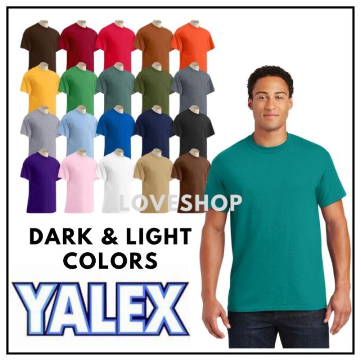 COLORED TSHIRT ROUNDNECK FOR ADULTS YALEX BRAND | Lazada PH