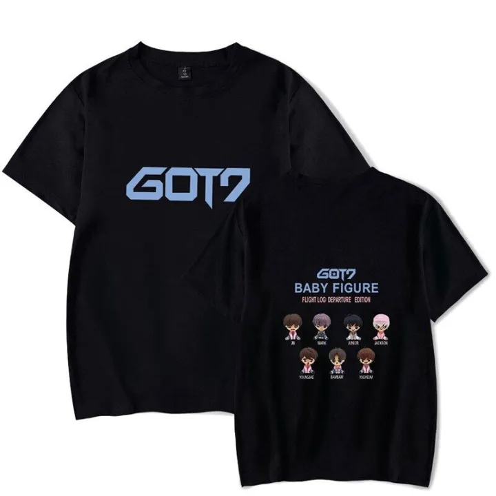 new【Got7 Kpop tshirt】👕Hip Hop Got7 Kpop Baby Figure Tshirts Cartoon ...