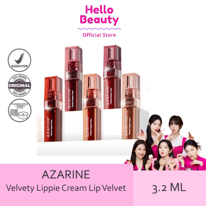 Azarine x Red Velvet Velvety Lippie Cream Lightweight Lip Velvet Lip ...