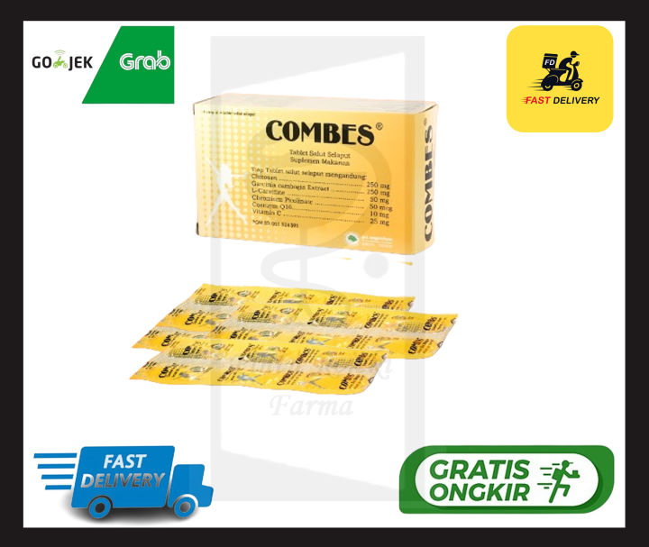 obat pelangsing - COMBES mengandung : Chitosan 250 mg, Garcinia ...