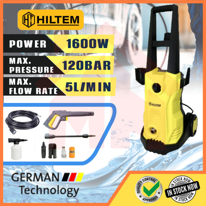 HILTEM HIGH PRESSURE WASHER 120BAR X 1600W (HT-HPW 1216)/ CLEANER WATER ...