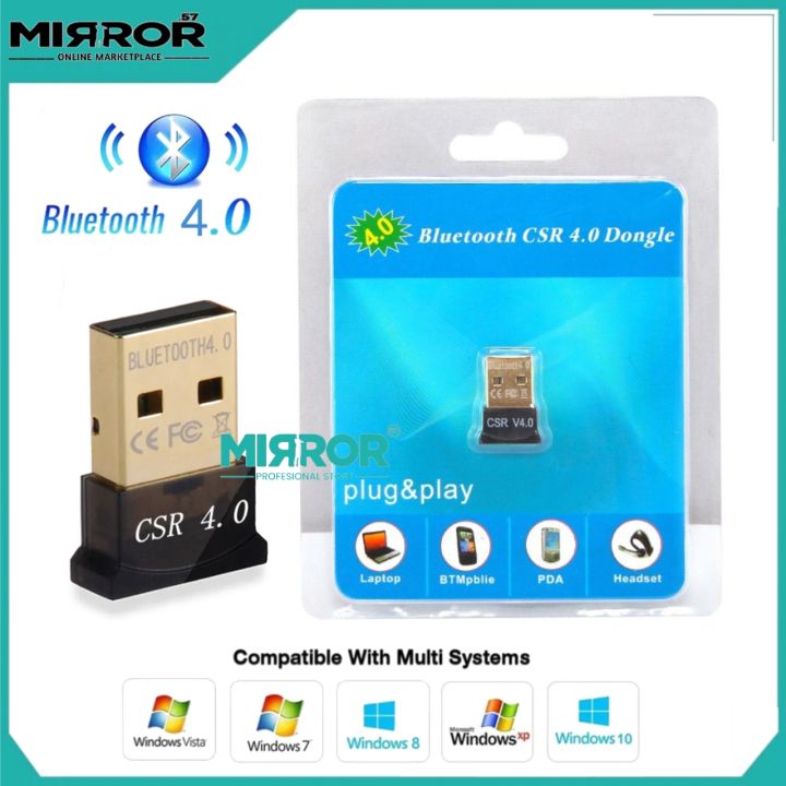 USB Bluetooth CSR 4.0 USB Dongle Penerima Sinyal Bluetooth Di PC Laptop ...