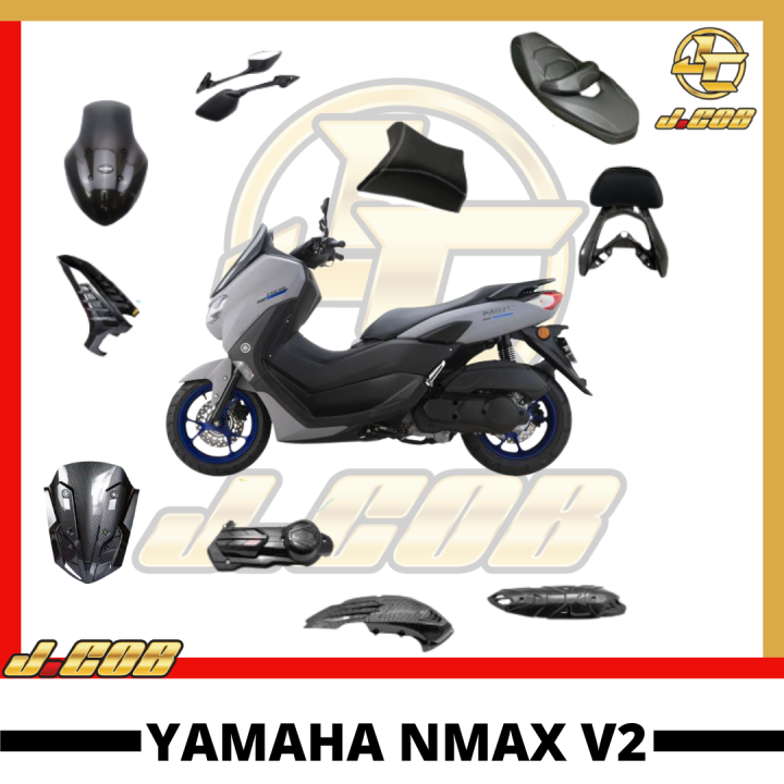 YAMAHA NMAX NEW 2020-2021 V2 BODY KIT FENDER CARBON MUFFLER METER COVER ...
