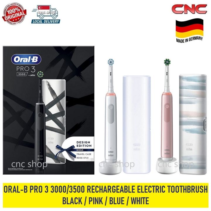 Oral B Pro 3 Electric Rechargeable Toothbrush with or without Travel ...