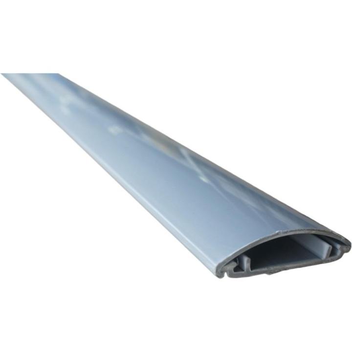 6Feet Length Half Moon Floor Cable Casing PVC Grey 30mm / 50mm / 65mm ...