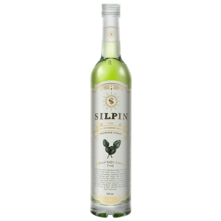 SILPIN Royal Kaffir Lime Leaf Syrup ซิลพิน ไซรัป ใบมะกรูด 500ml ...