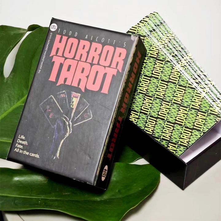 12*7cm Horror Tarot - Horror-Themed Card Deck with Illustrations 78 ...