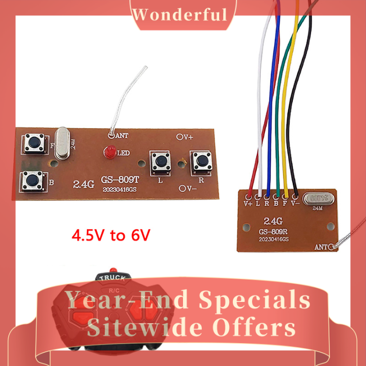 🎄 【Flash Sale】Wonderful 2.4G Four-way Remote Control Module 4CH RC ...