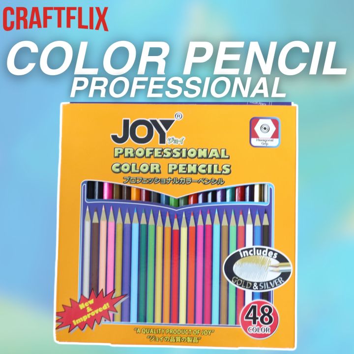 Art wub. JOY color pencil professional high quality 12/24/36/48 pieces ...