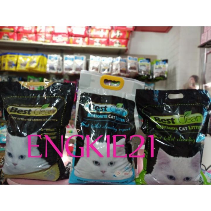 BEST CLEAN BENTONITE CAT LITTER 10L / ULTRA FINE PREMIUM BEST CLEAN 10L ...
