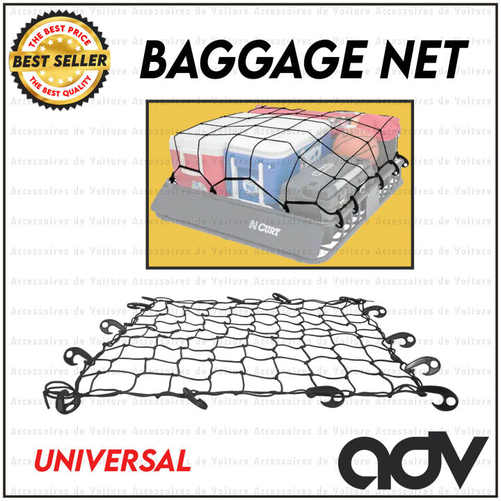 Universal Roof Rack Net | Cargo Net for Roof Racks | Baggage Net ...